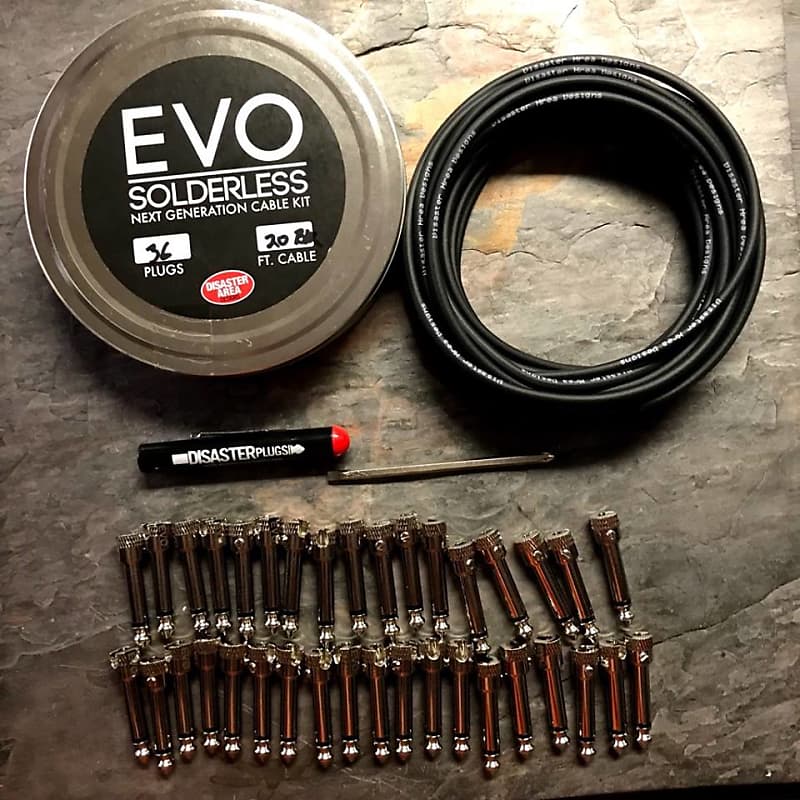 Disaster Area Designs Evo Solderless Cable Kits (36 plugs | Reverb UK
