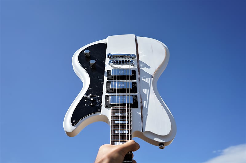 Schecter DIAMOND SERIES PROTOTYPE Ultra-RF Nitro White | Reverb