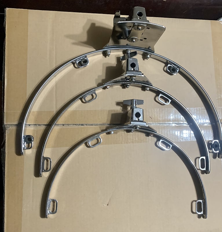 Set of 3 Rims Mount 12” 13” 16” 6 lug - chrome | Reverb