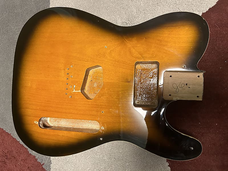 Fender Telecaster Body 2013 - Double Bound Tobacco Burst | Reverb