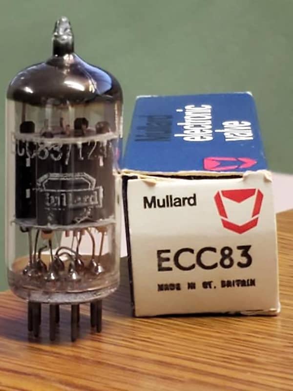 12ax7/ECC83 Mullard Blackburn NOS/NIB seamed top/etched | Reverb