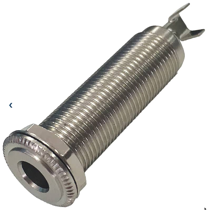 Pure Tone 1/4" Stereo Barrel Jack S-H652N Nickel | Reverb