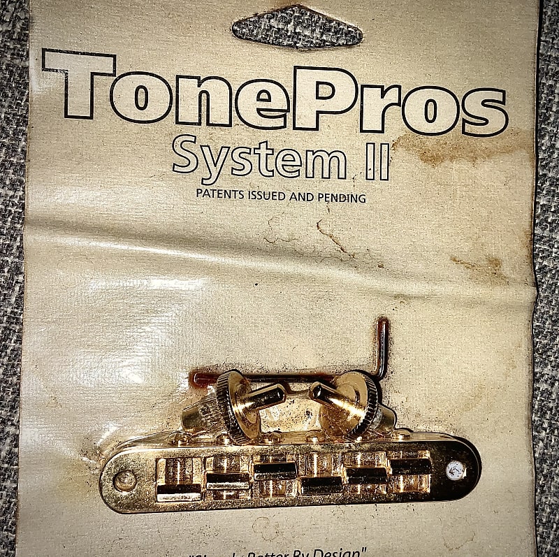 TonePros System II TP6-G Gold Bridge | Reverb