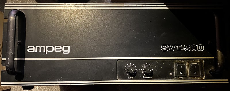 Ampeg SVT-300 Power Amp Early 1990’s - Black | Reverb UK