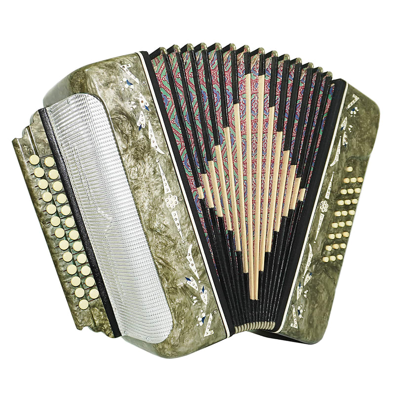 Vintage Russian Accordion, Harmonica Belarus, Folk Button | Reverb