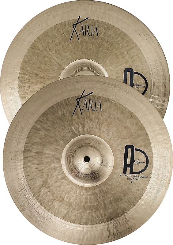 Agean Cymbals Karia 15" Paper Thin Hi-Hats (Pair) | Reverb