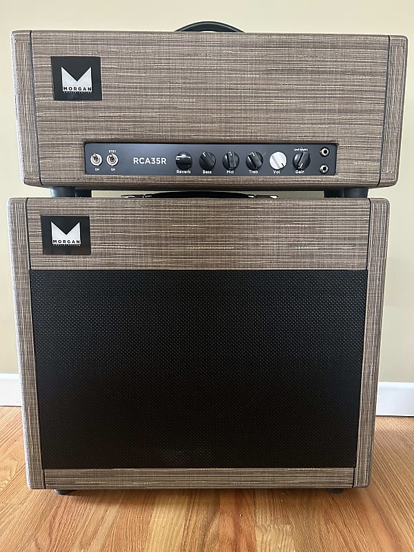 Morgan RCA35R (Reverb) Driftwood Head and 1x12 Cabinet | Reverb