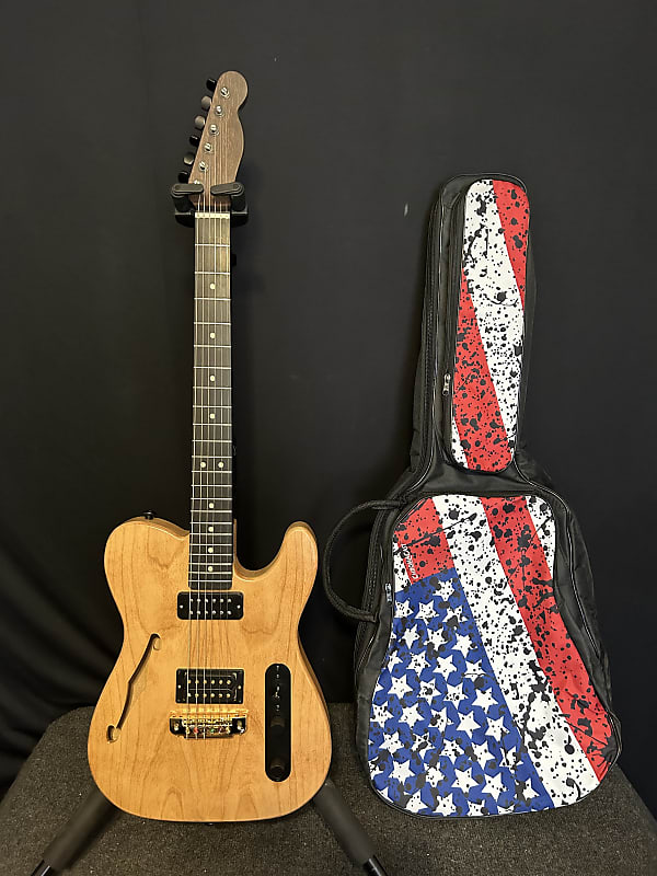 Handmade Custom Telecaster Semi-hollowbody Electric Guitar | Reverb