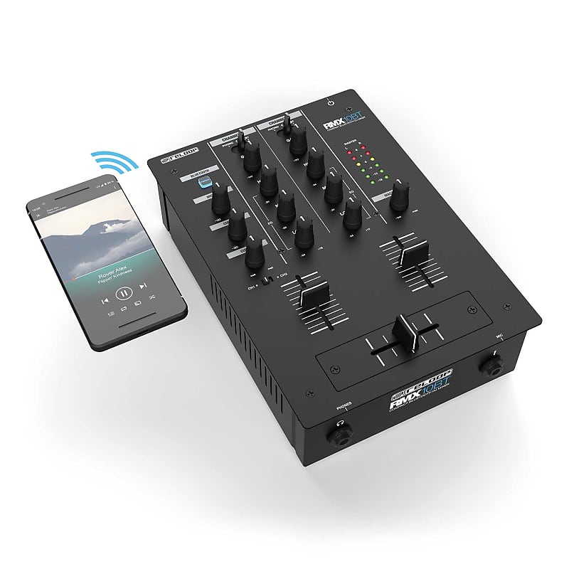 Reloop RMX-10BT 2-Channel DJ Mixer with Bluetooth Input and | Reverb