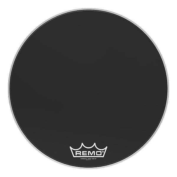 Remo Ebony Powermax 2 Marching Bass Drumhead 24 in | Reverb
