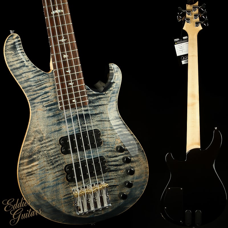 PRS Grainger 5 String Bass - Faded Whale Blue | Reverb