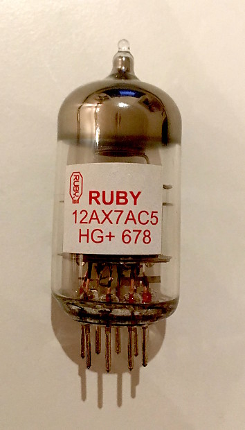 Ruby 12AX7AC5 HG+ / 12AX7 / ECC83 | Reverb