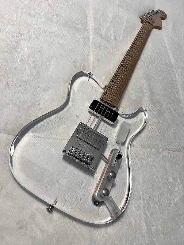 Ascend - Baritone Tele Style 2020s - Clear Acrylic Body - | Reverb