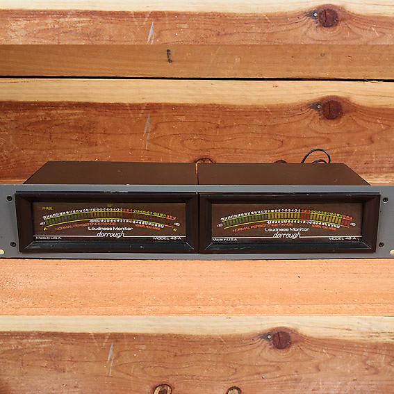 Dorrough Model 40-A Stereo Audio Level Meter Racked Loudness | Reverb