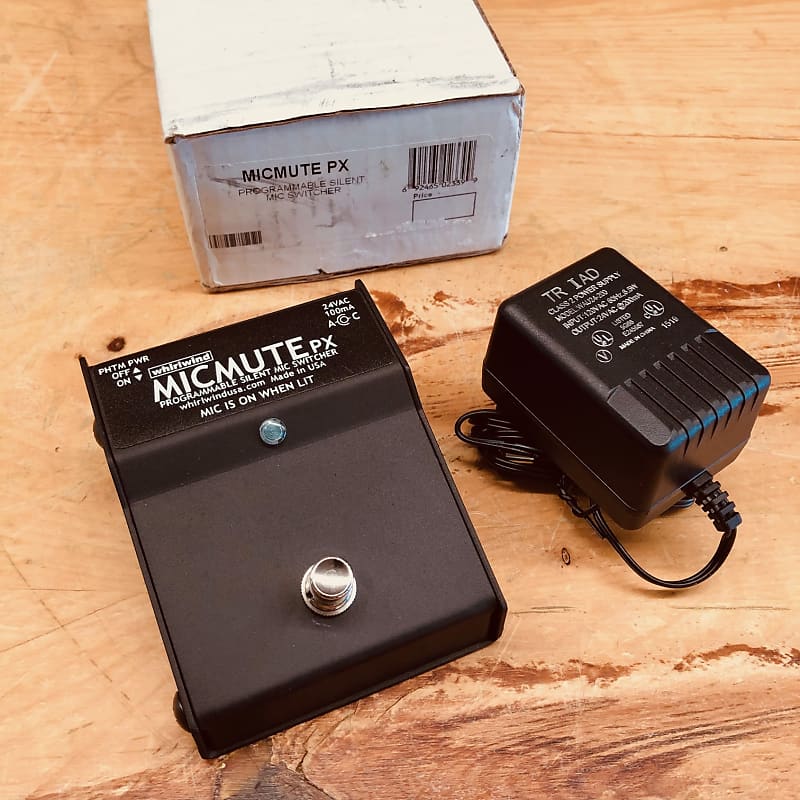Whirlwind Mic Mute PX Silent Mic Switcher Pedal | Reverb