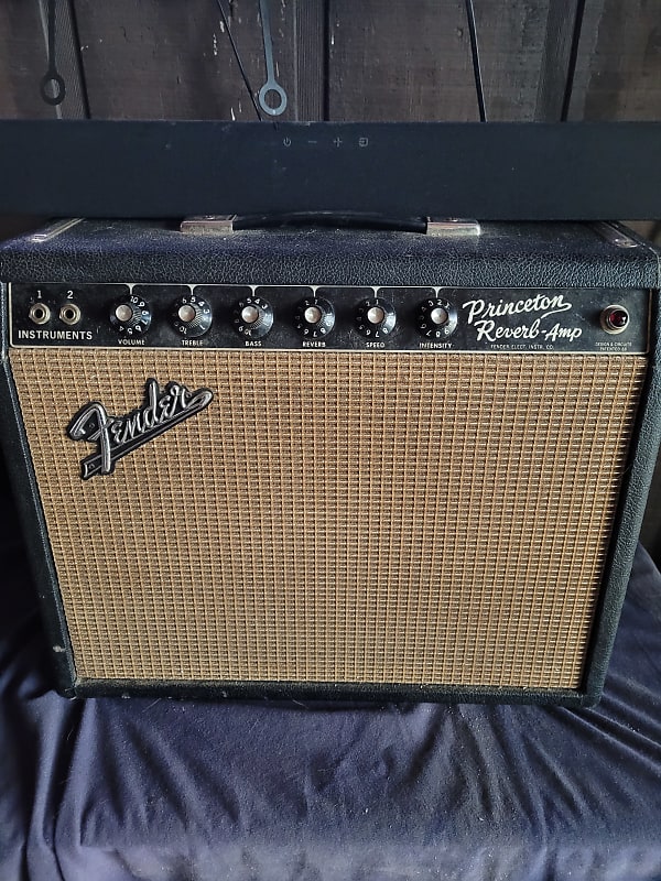 Fender Princeton Reverb PRE-CBS 1965 - Blackface | Reverb