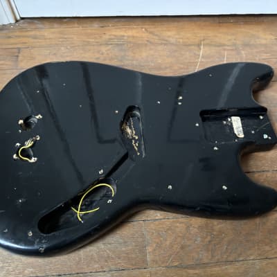 Vintage 1980 Fender Musicmaster Bass Body | Reverb