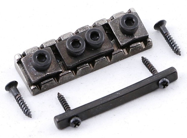 Ibanez 7-String 48mm Locking Nut Cosmo Black Finish LN-2596 | Reverb