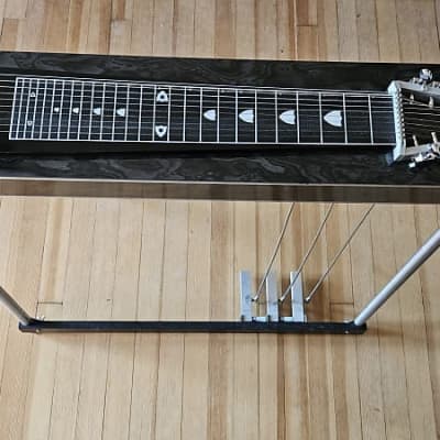 Carter Starter Black Burl 3X4 Pedal Steel Guitar w/Carry | Reverb
