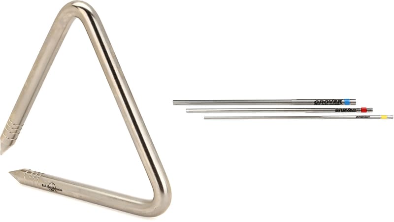 Black Swamp Percussion Artisan Steel Triangle - 6-inch Bundle | Reverb