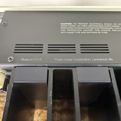 Phase Linear Model 400 Series Two Stereo Power Amplifier - | Reverb