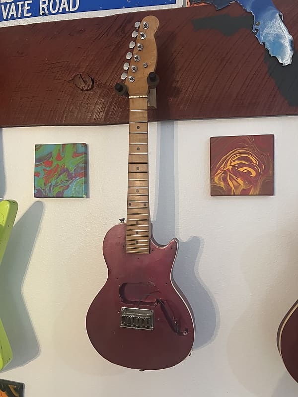 Mini Les Paul/Telecaster Project Body and Neck | Reverb