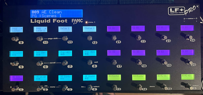 FAMC Liquid Foot+ Pro+ MIDI Foot Controller - Excellent | Reverb