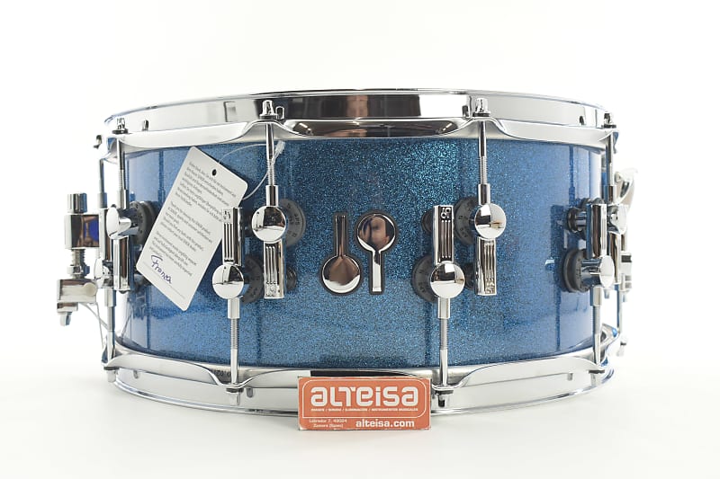 Sonor SQ2 14" x6,5" Maple Thin 20 lugs 2023 - Blue sparkle | Reverb