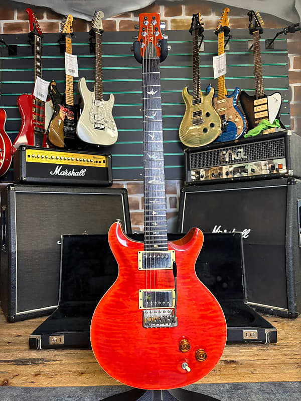 PRS Santana III Carlos Santana Signature Scarlet Red | Reverb Canada