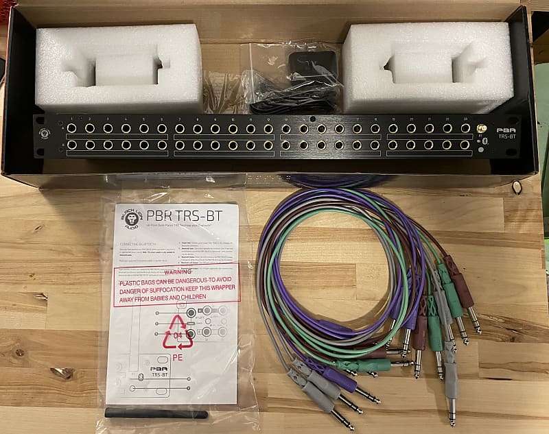 Black Lion Audio PBR TRS BT 46 Point Gold-Plated Patchbay w/ | Reverb