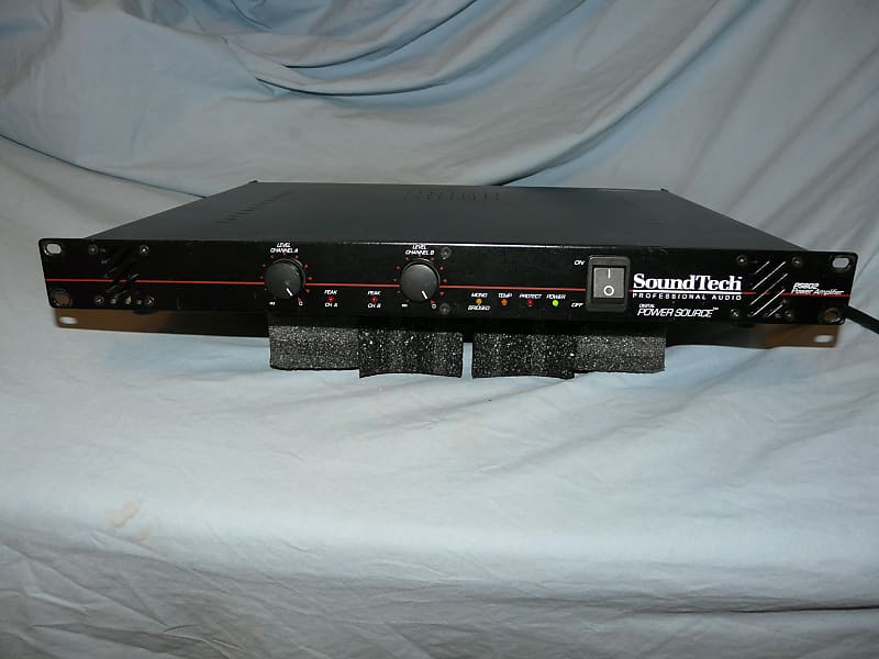 SoundTech PS-802 800W 2 Channel Power Amp Manuals and Power | Reverb