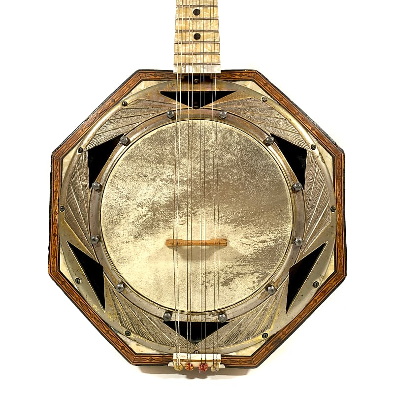 Mandolin-Banjo (Banjolin) B. Busato Decorated Art | Reverb Australia