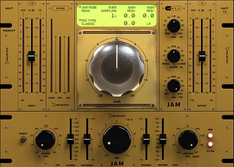 Acustica Audio Jam Plugin 2024 - Gelb | Reverb