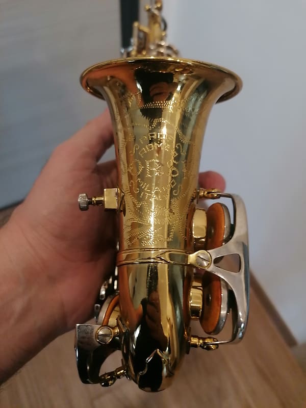 Extremely rare Orsi curved sopranino Eb saxophone , fully | Reverb
