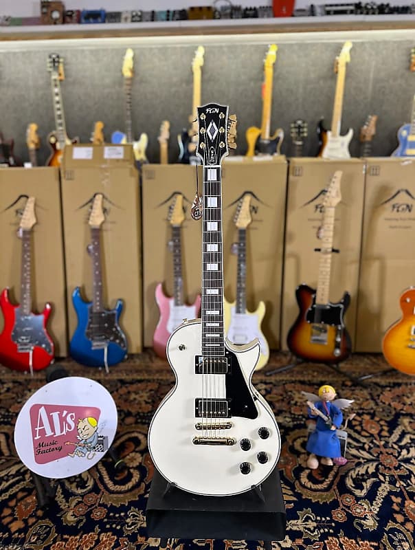 FGN Fujigen Guitars LP CUSTOM WH FGN NLC10RMP/AWH Antique | Reverb