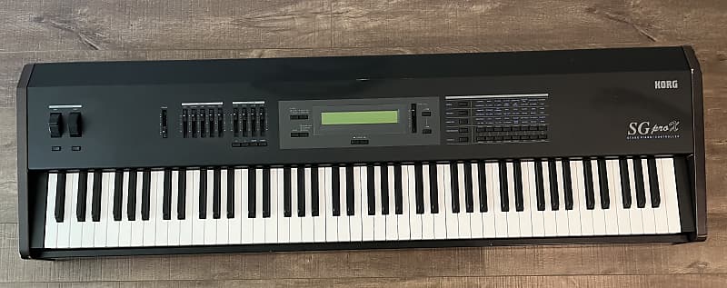 Korg SG Pro X Circa 2000 - Black and wood | Reverb