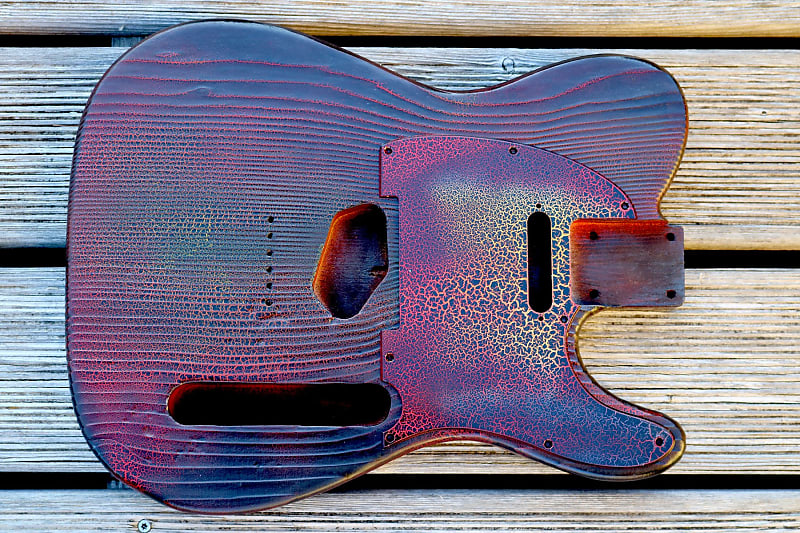 Telecaster "barncaster" body with pickguard | Reverb