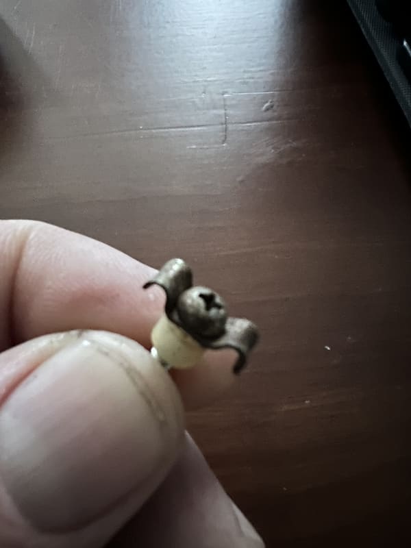 1971 Fender Stratocaster string tree with original spacer & | Reverb