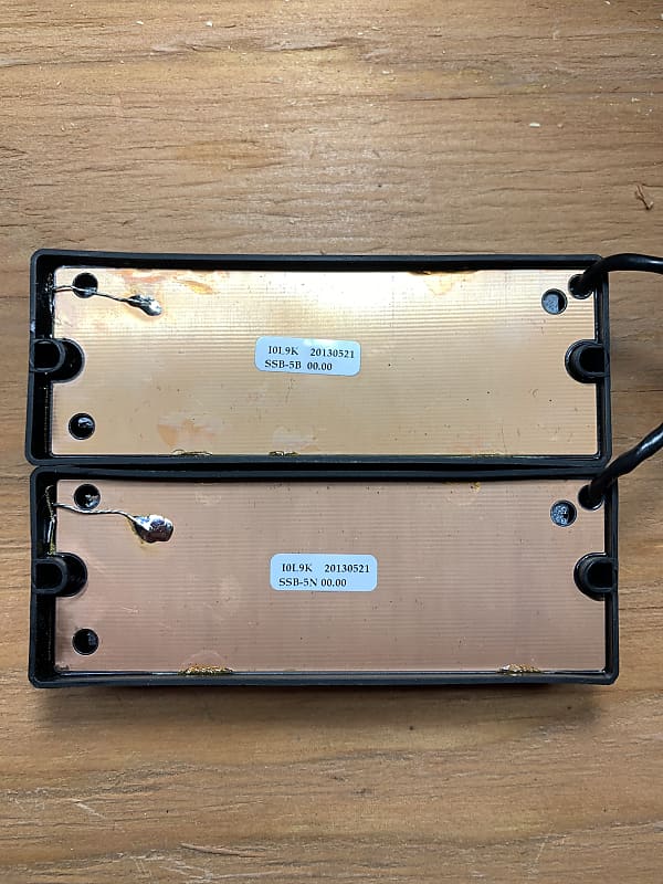 Seymour Duncan Phase II Soapbar pickups EMG 40 size 5 string | Reverb