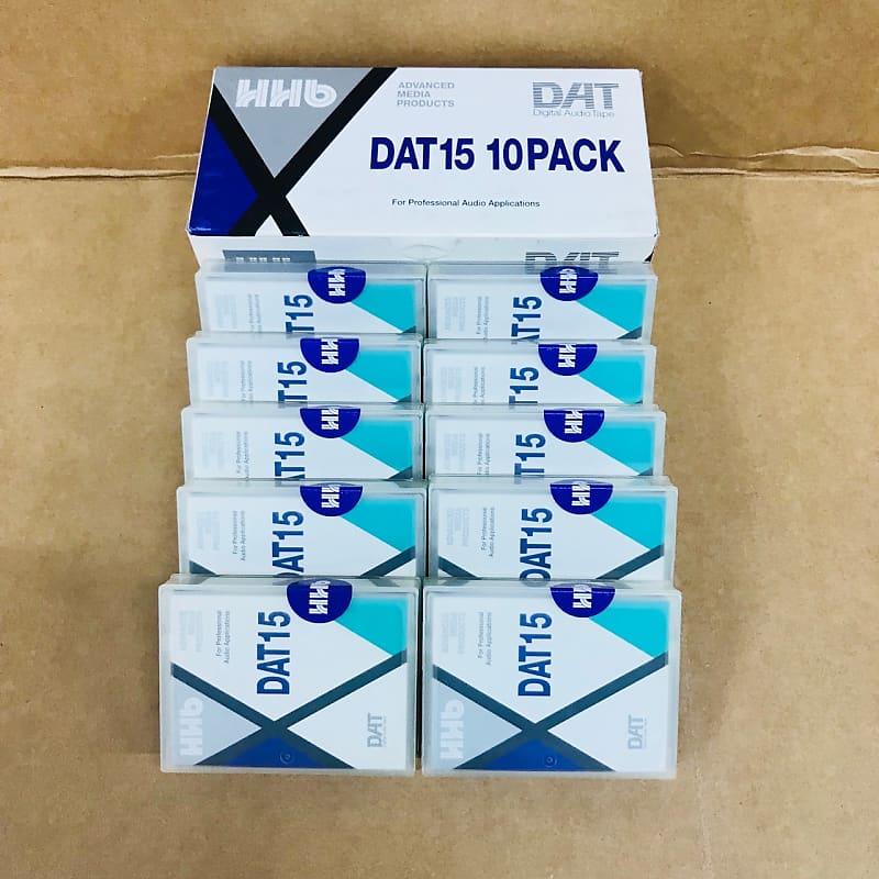 NOS - HHB DAT 15 Studio Master Digital Audio Tape (10 Pack) | Reverb