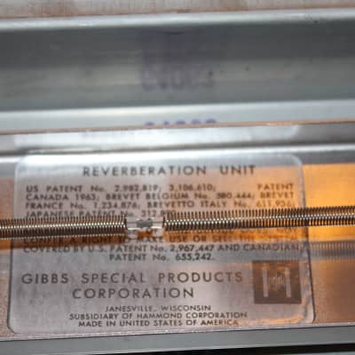1964 Fender Reverb Tank - OEM Gibbs Reverberation Unit 64063 | Reverb