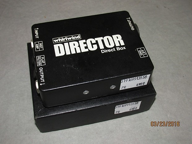 2000's Whirlwind-Director Direct Box | Reverb