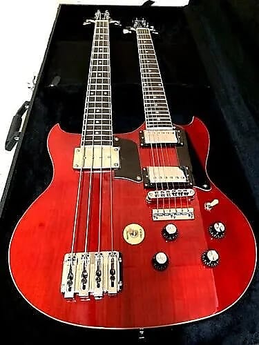 NEW DOUBLE NECK BASS/GUITAR 4/6 STRING EBC STYLE ELECTRIC | Reverb