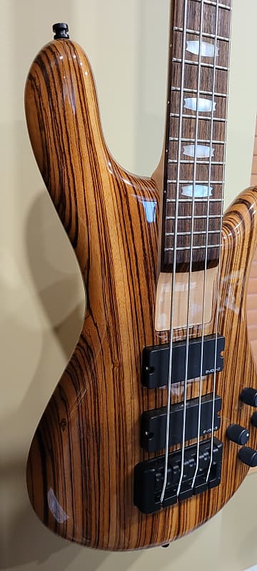 Spector Rebop 4DLX EX Zebrawood Natural | Reverb