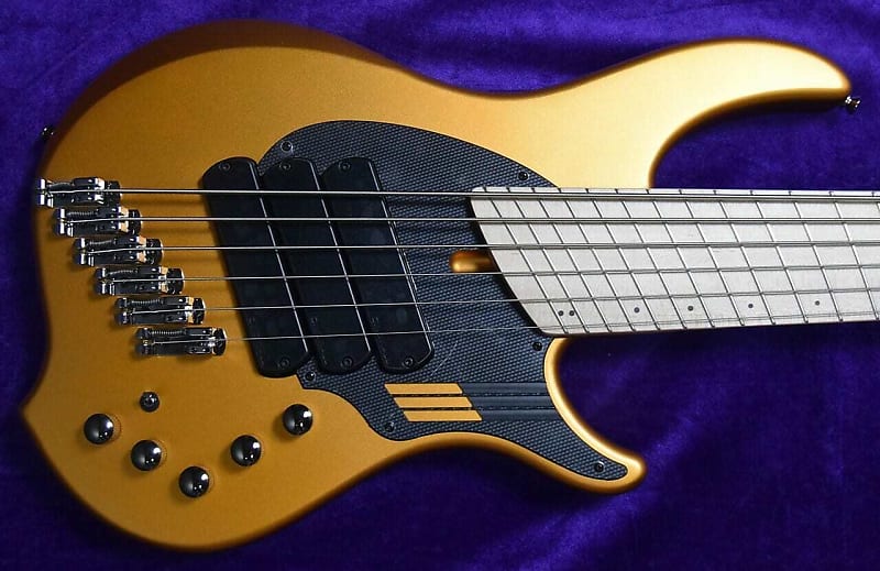 Dingwall NG-3 (6), Matte Gold Metallic with Maple | Reverb