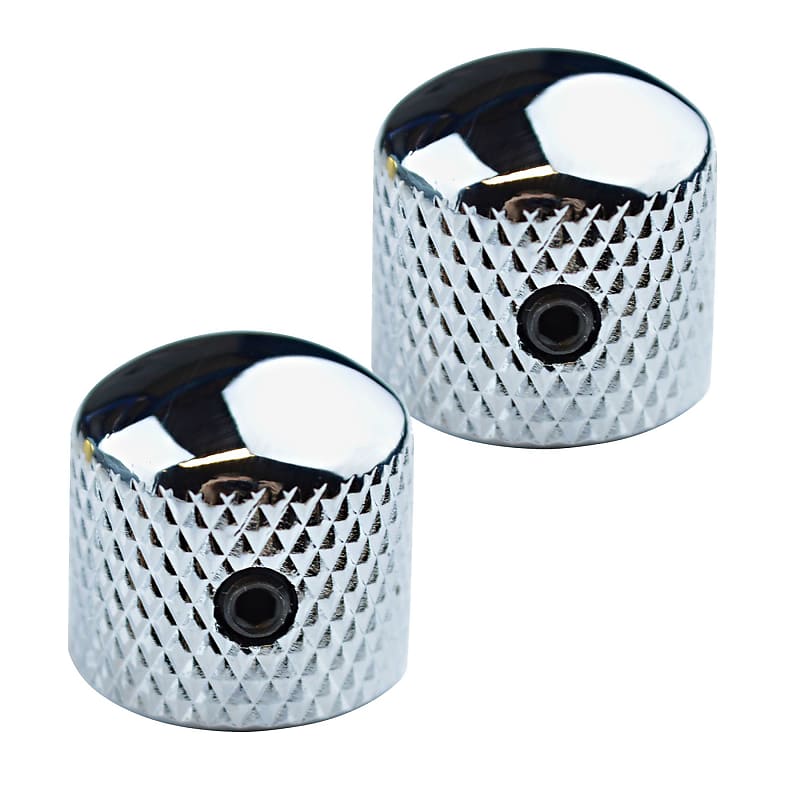 2 x Metal Telecaster Style Volume Tone Control Knob for | Reverb UK