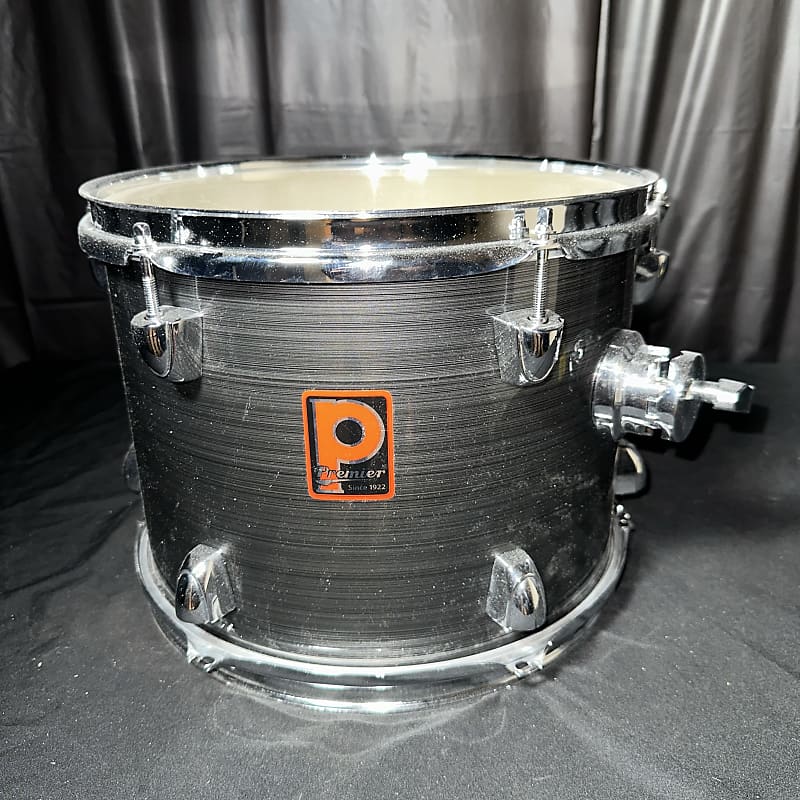Premier 12x9 Ride Tom - Black Silver | Reverb