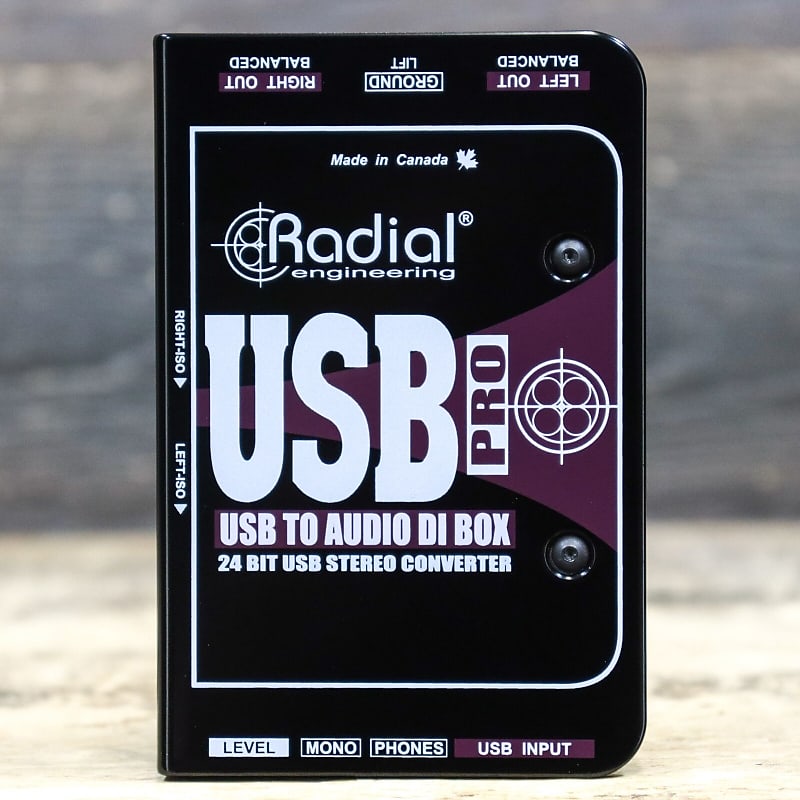 Radial Engineering USB Pro Stereo USB Laptop DI USB-PRO | Reverb