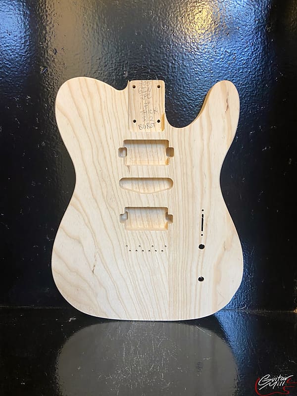 Guitar Mill T-Style Body / 2 pc. Ultra Light Swamp Ash / HSH | Reverb