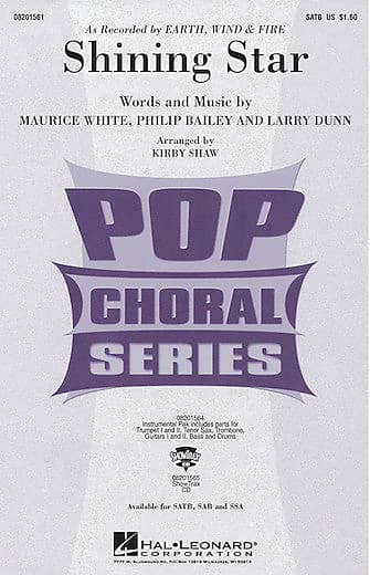 Shining Star SSA Pop Choral Series Earth, Wind & Fire | Reverb
